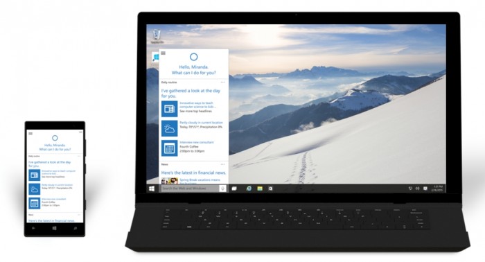Mais sobre o Windows 10: Spartan, Continuum, Cortana, Xbox e outros ...