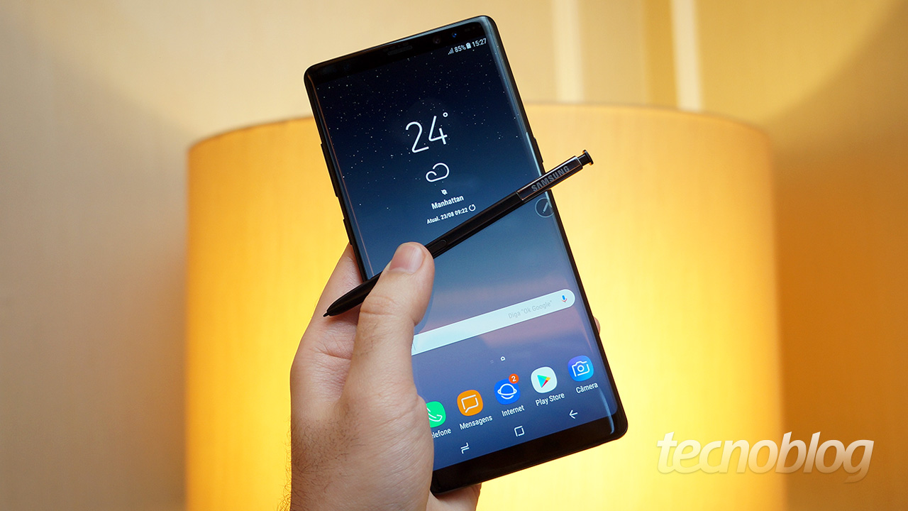Samsung Galaxy Note 8 para empresas terá três anos de atualizações de ...