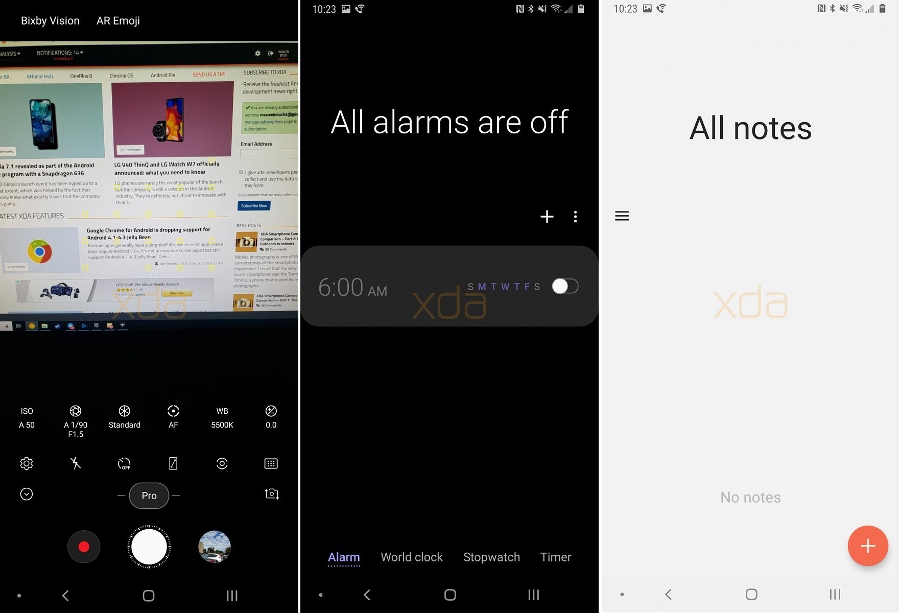 Uma prévia do Android 9 Pie no Samsung Galaxy Note 9 • Tecnoblog