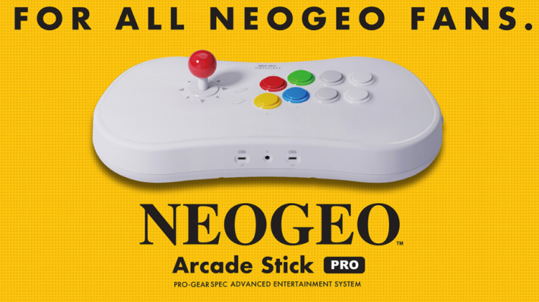 Neo Geo Arcade Stick Pro é um console retrô e controle externo para PC ...