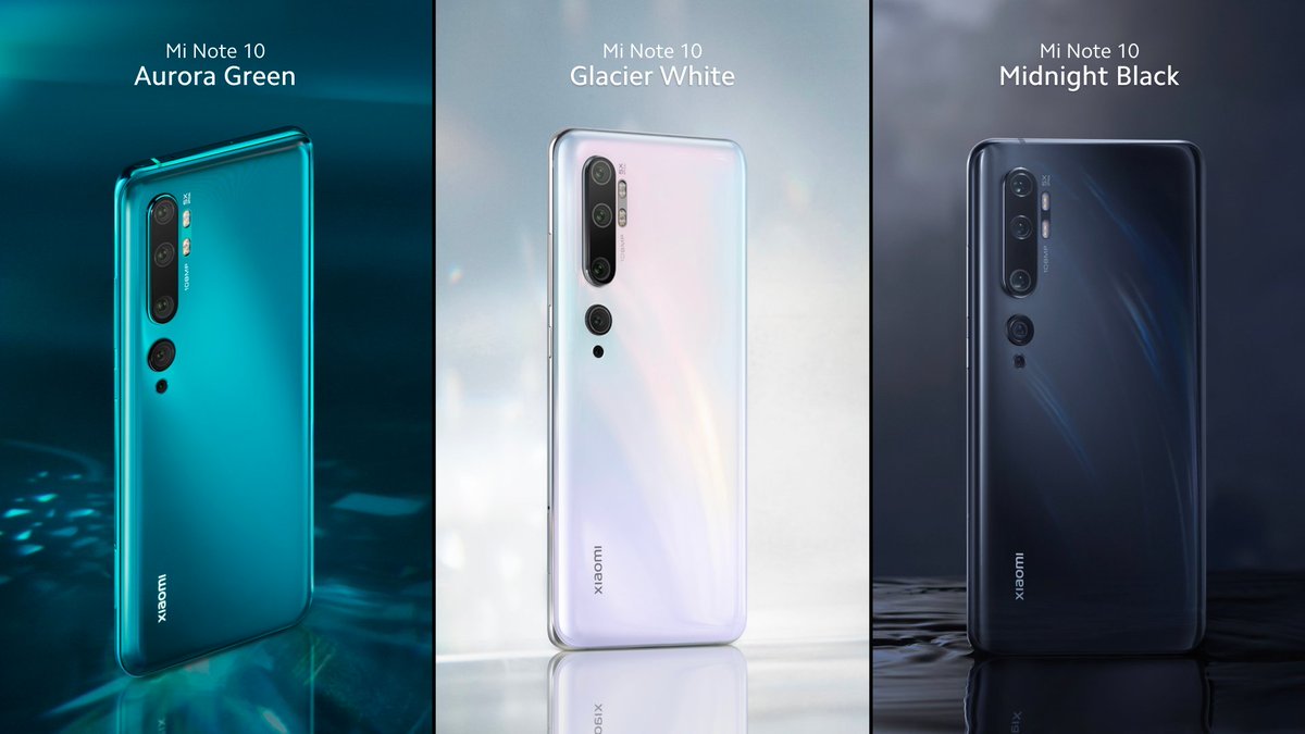 Xiaomi Mi Note 10 com câmera de 108 MP chega ao Brasil por até R$ 4.999 ...