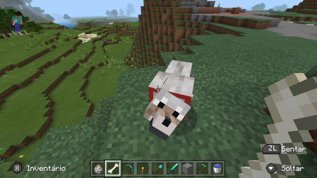 Como domesticar um lobo no Minecraft [Alimentar, dar nome e adestrar ...