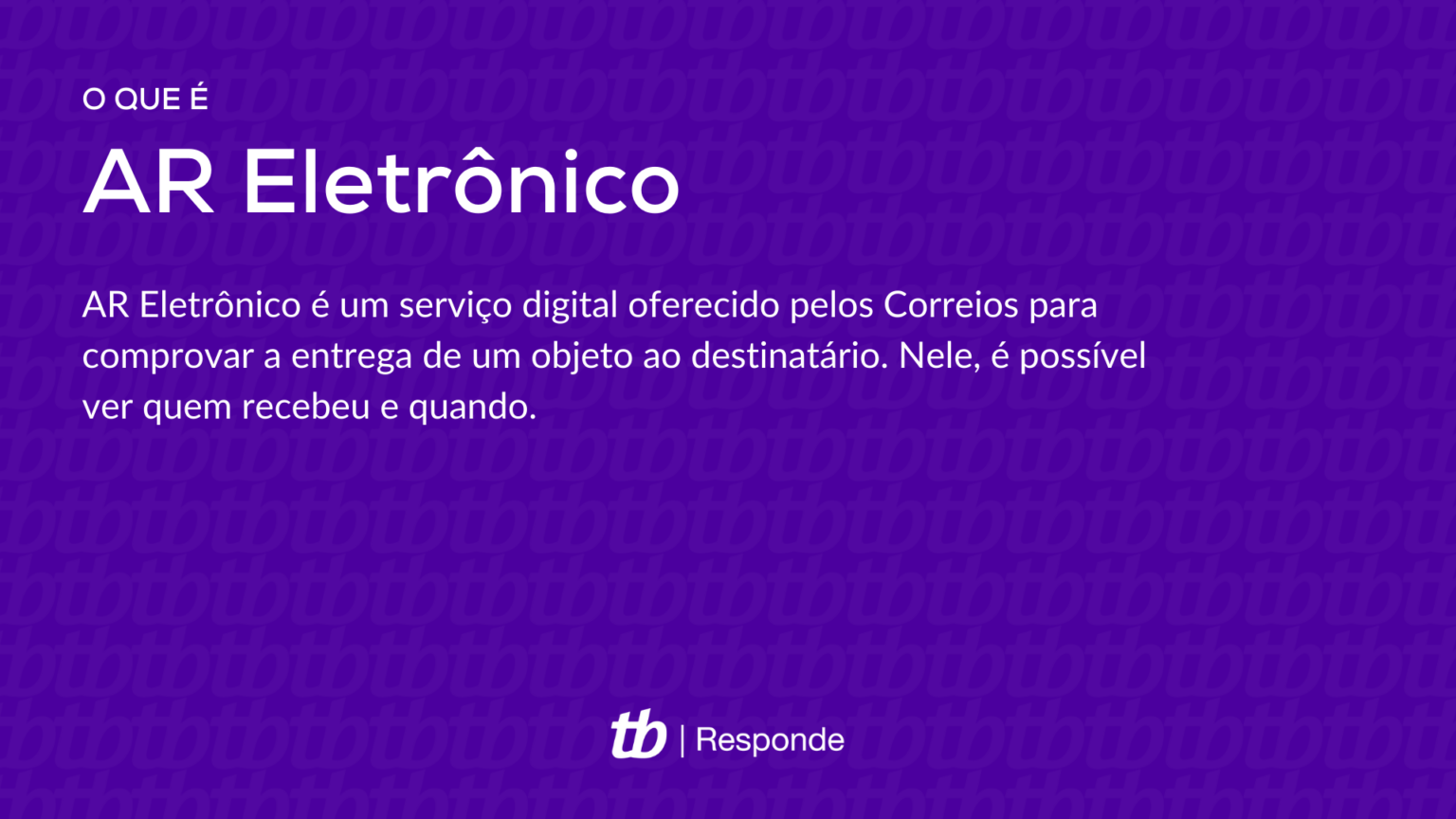 O que é AR Eletrônico dos Correios? • Tecnoblog