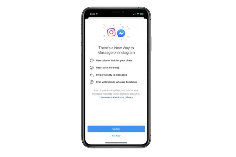 Instagram começa a integrar conversas do Facebook Messenger • Tecnoblog