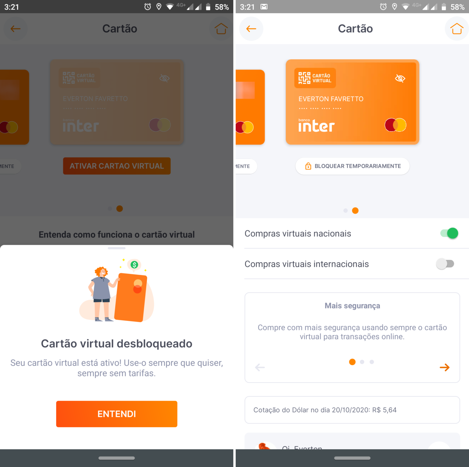 Banco Inter atualiza app com cartão virtual, Google Pay e mais • Tecnoblog