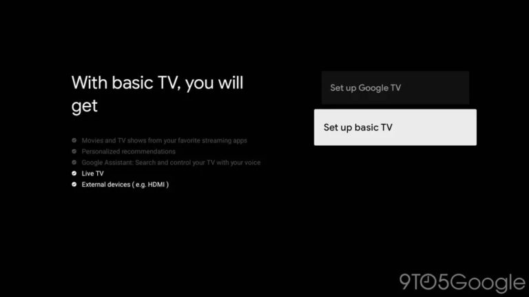 Google TV tem modo básico para quem não quer smart TV • Tecnoblog