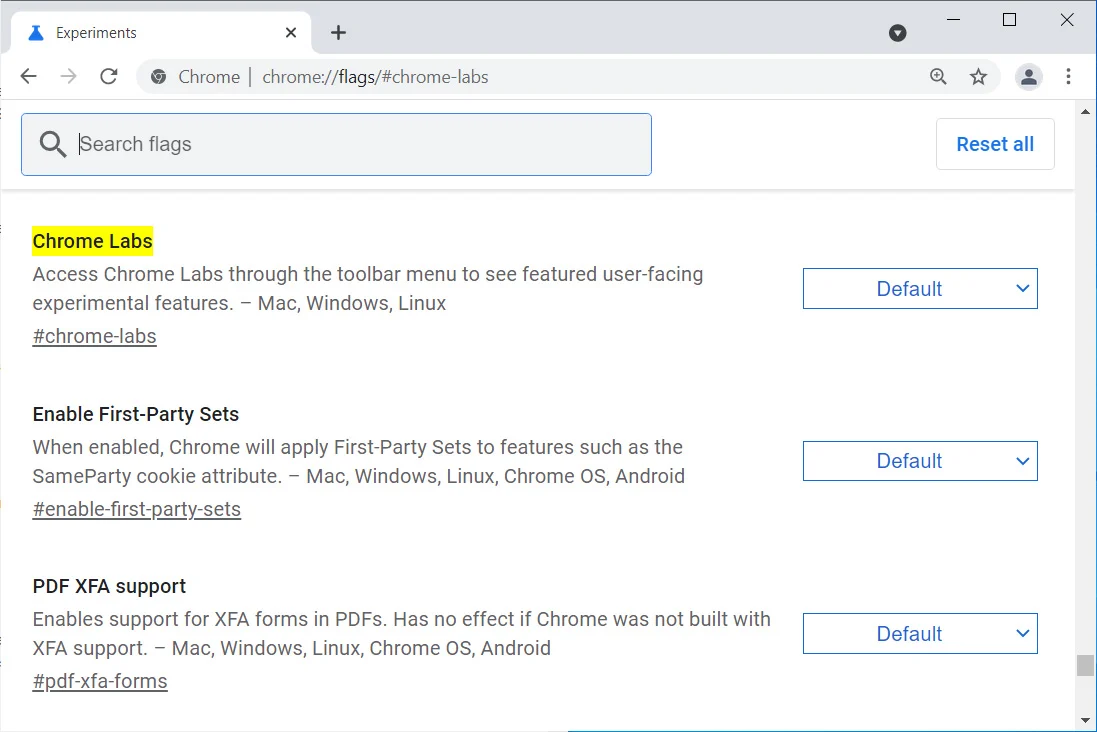 Chrome ganha novo ícone para acesso fácil a recursos experimentais ...