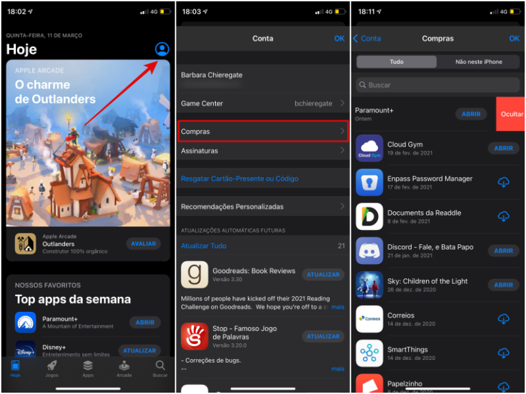 Como limpar o histórico de compras da App Store [Ocultar] • Tecnoblog