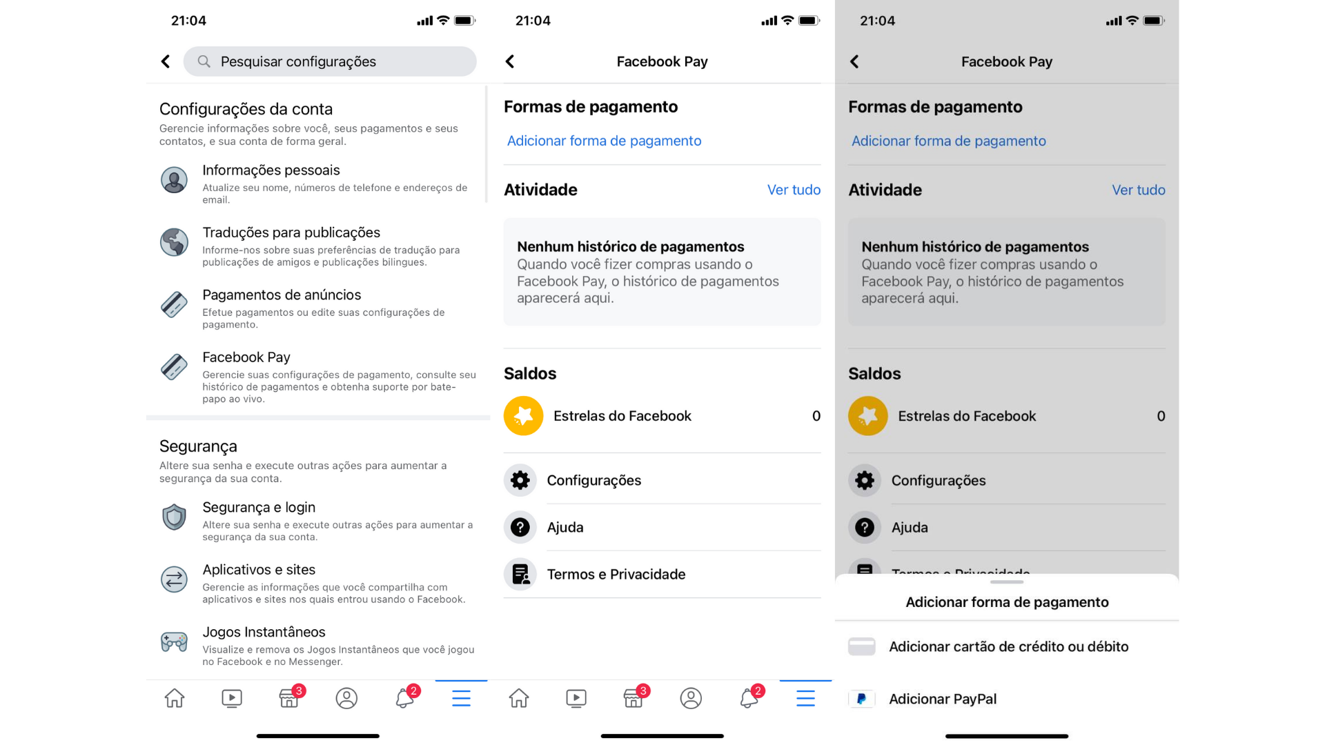 Facebook Pay está disponível no Brasil para pagamentos diretamente pelo ...
