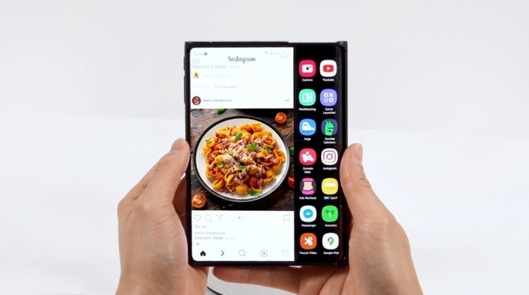 Vídeo da Samsung mostra tablet dobrável de 17" e celular com tela ...