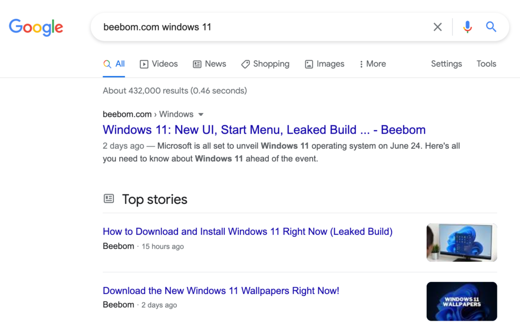 Link para baixar Windows 11 é removido de site por ordem da Microsoft ...