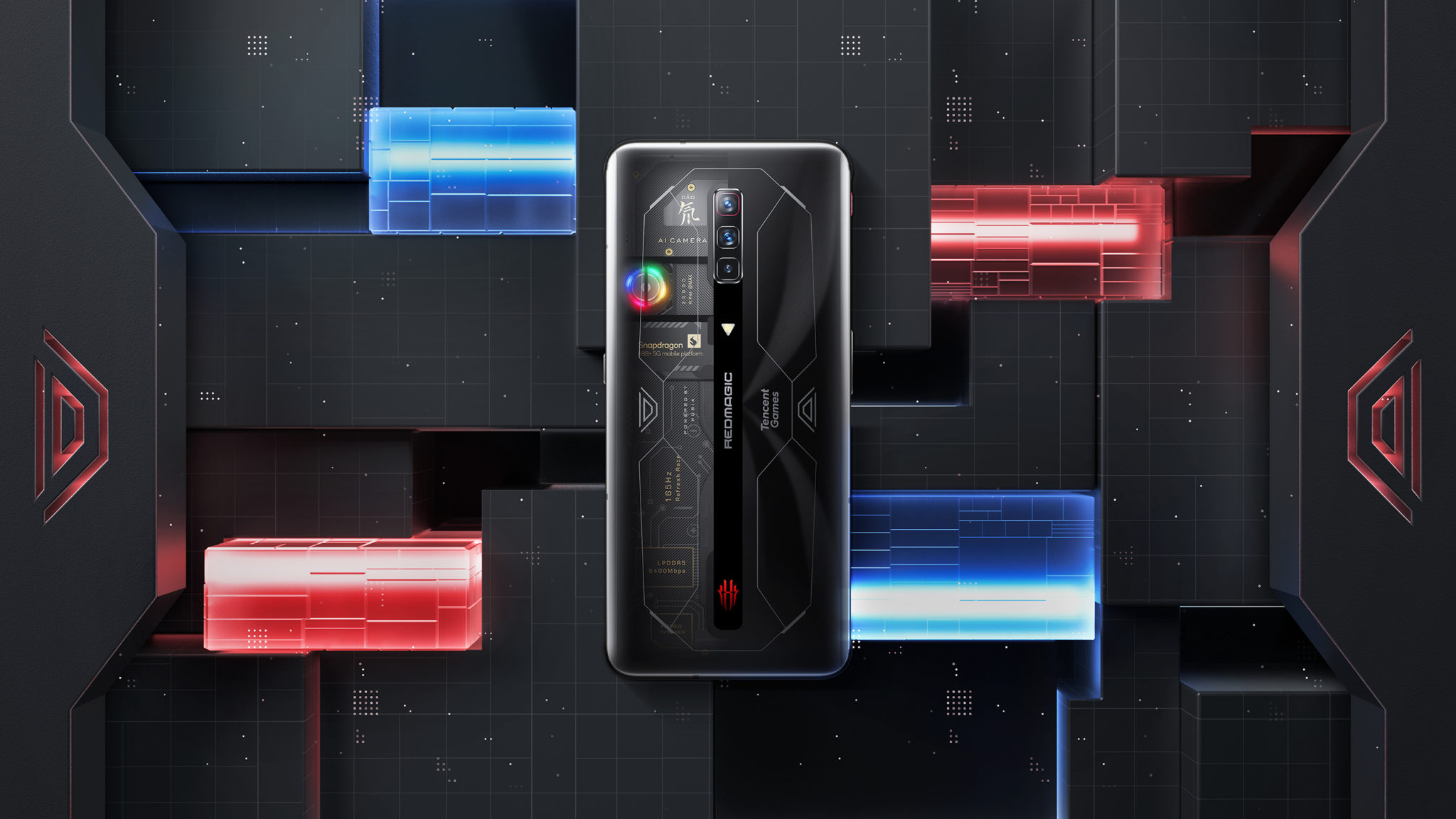 Celular gamer Red Magic 6S Pro possui tela com resposta ao toque de 720 ...