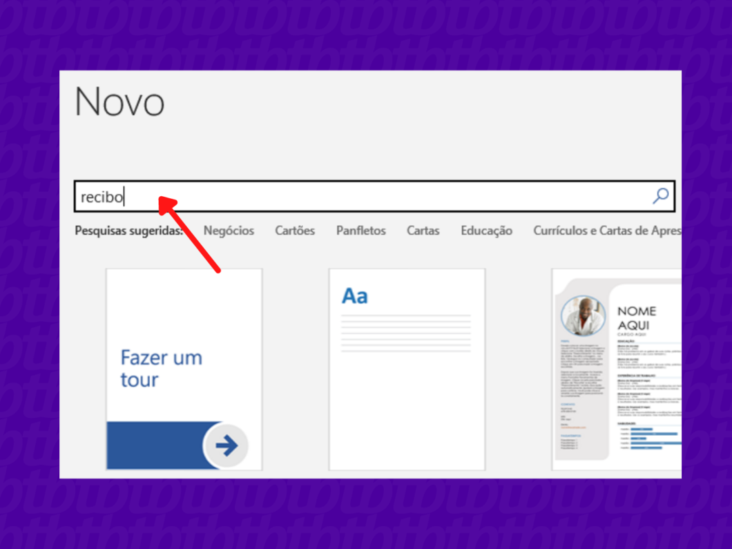 Como fazer um recibo no Word • Tecnoblog