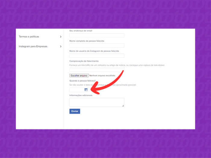 Como avisar ao Instagram que alguém faleceu para fazer um memorial ou ...