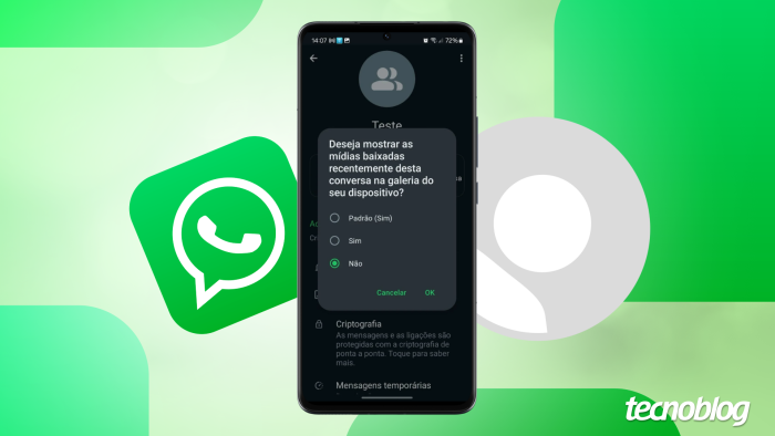 Como salvar fotos e vídeos do WhatsApp na galeria do celular • Tecnoblog