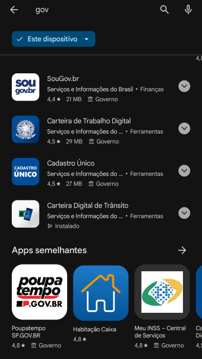 Google Play Store passa a identificar apps de governos com selo ...