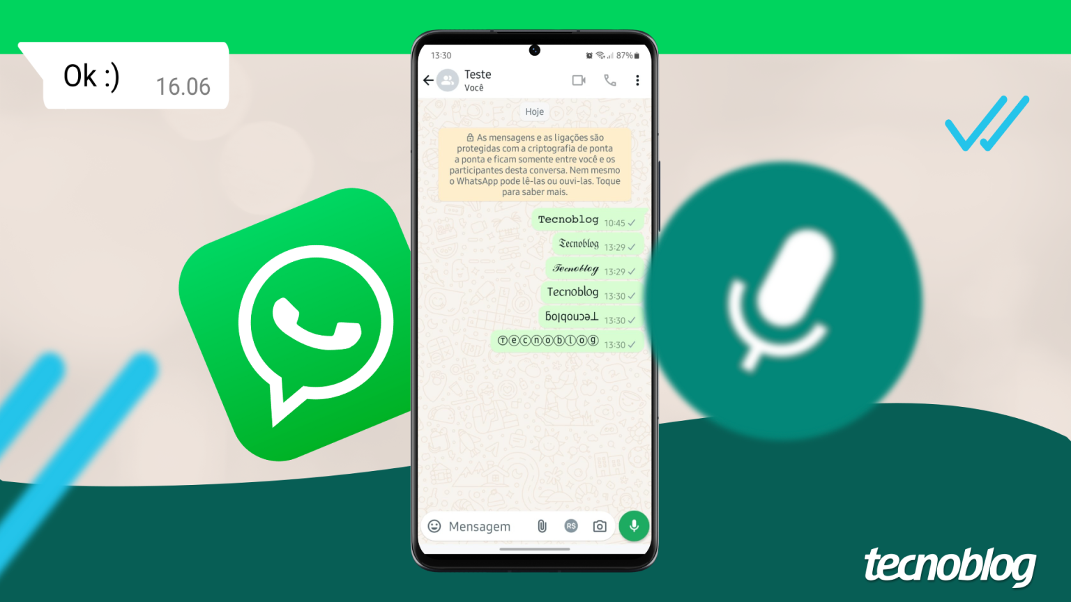 Como usar fontes diferentes no WhatsApp? Saiba usar letras ...