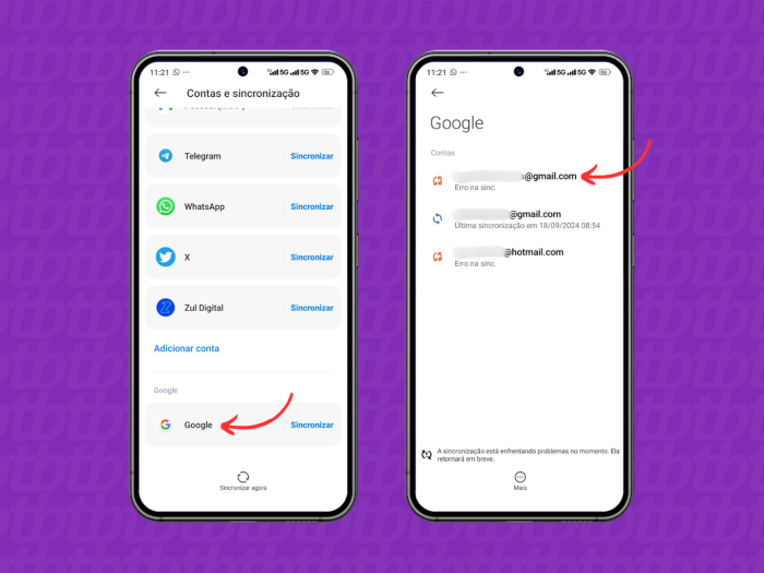 Como remover uma conta do Google do celular? Saiba tirar do Motorola ...