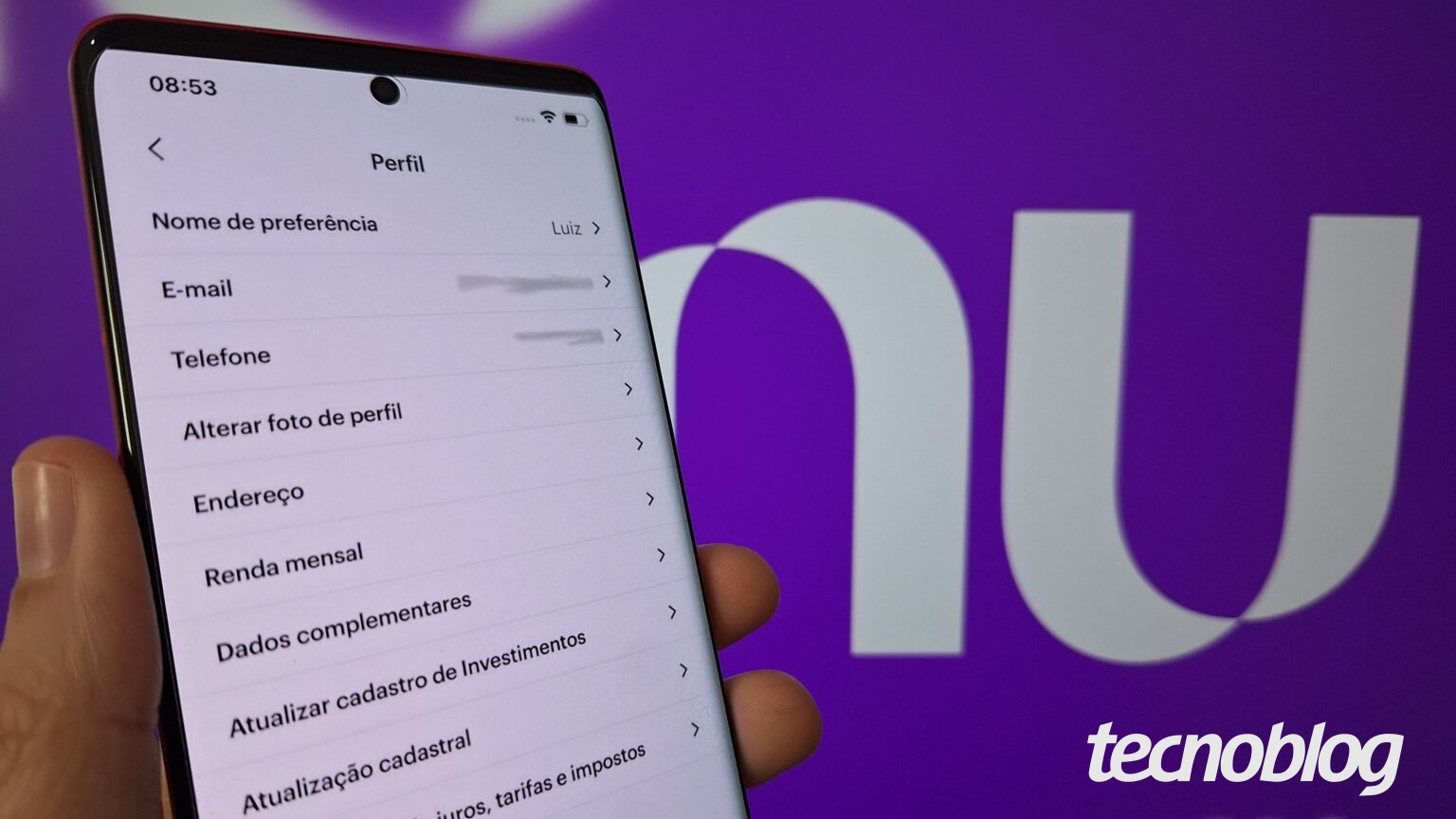 Como atualizar seus dados no Nubank? Saiba alterar e-mail, nome, renda ...