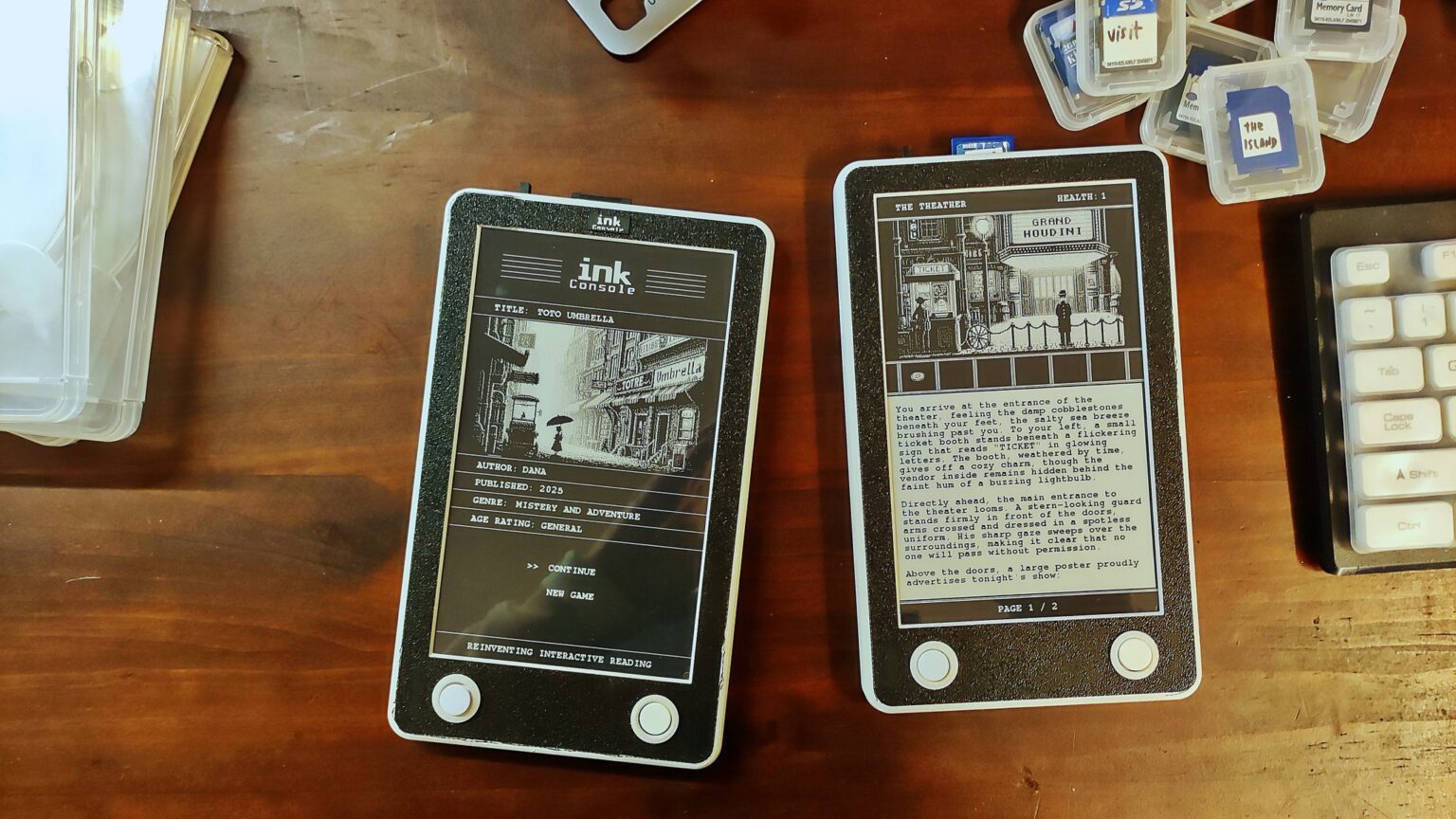 Ink Console é uma mistura de videogame com leitor de e-books • Tecnoblog