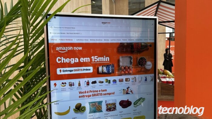 Amazon Now estreia no Brasil com entregas em até 15 minutos • Tecnoblog