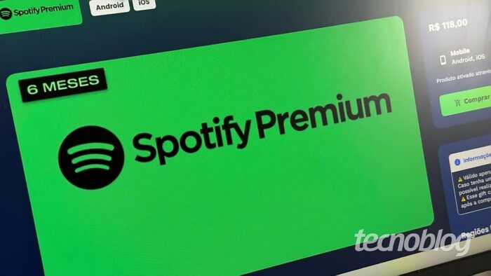 Em primeira mão: Spotify deixará de vender gift cards no Brasil • Tecnoblog